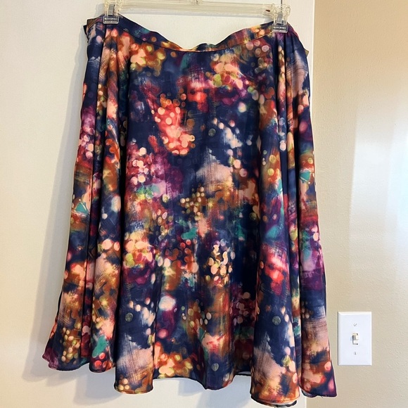 Modcloth | Skirts | Gorgeous Modcloth Bea Dot Circle Skirt 3x Euc Navy ...